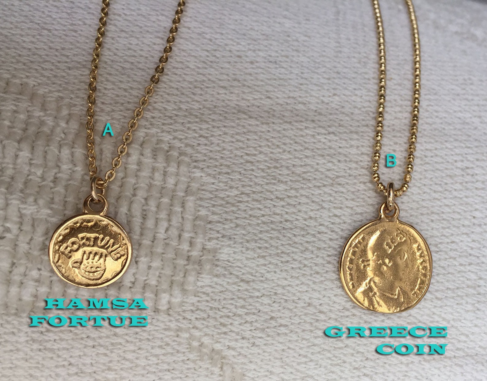 Gold Coin Necklace Greece Coin Necklace Men Gold Necklace Gold Roman ...