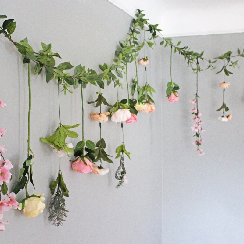 Spring Floral Garland - Etsy