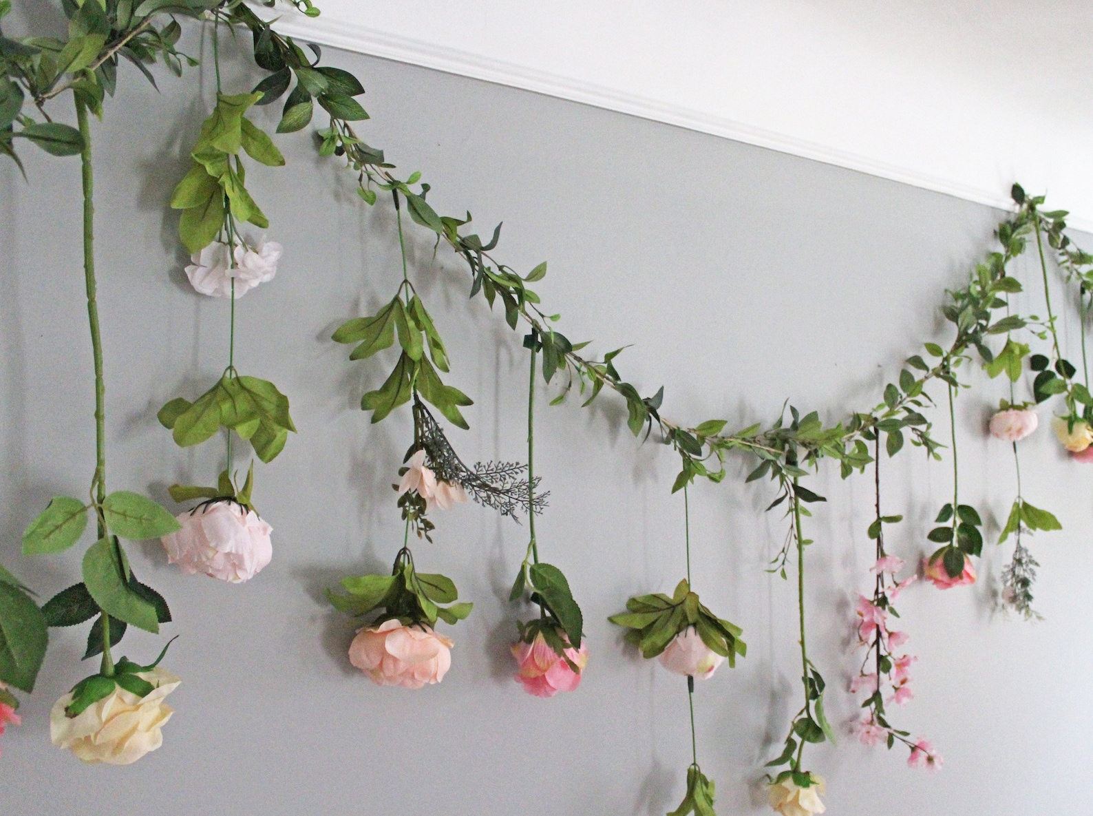 Flower Garland Backdrop Hanging Flower Backdrop Flower - Etsy
