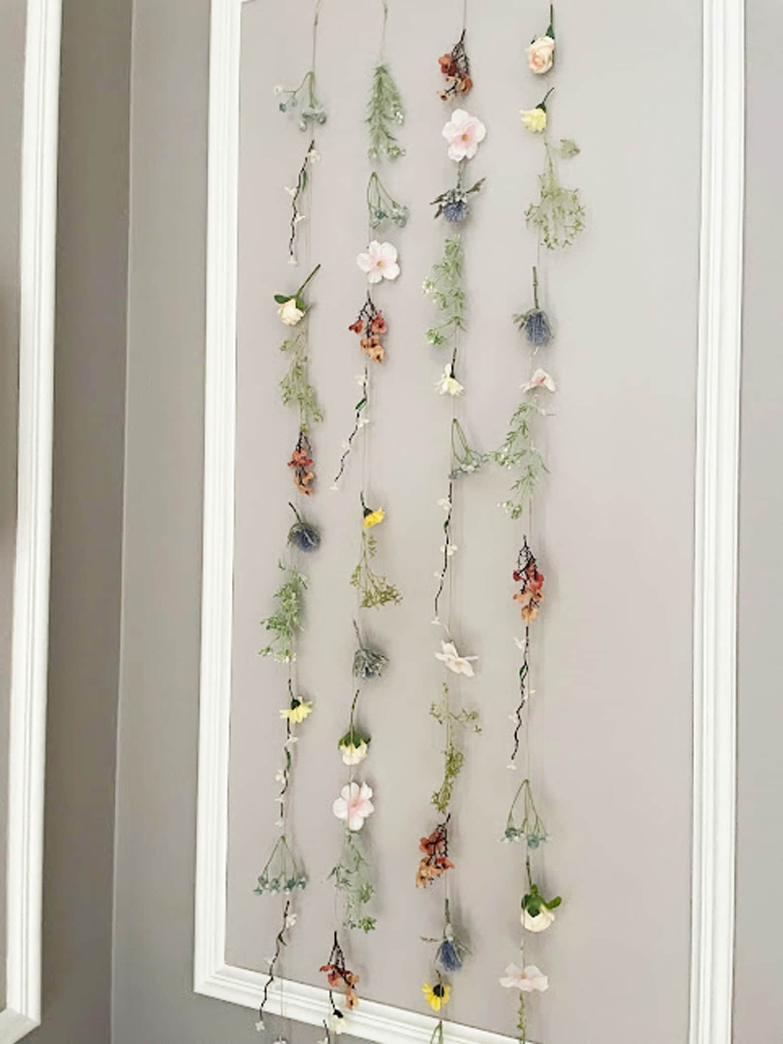 Hanging Wildflower Garland, Boho Wedding Backdrop - Etsy