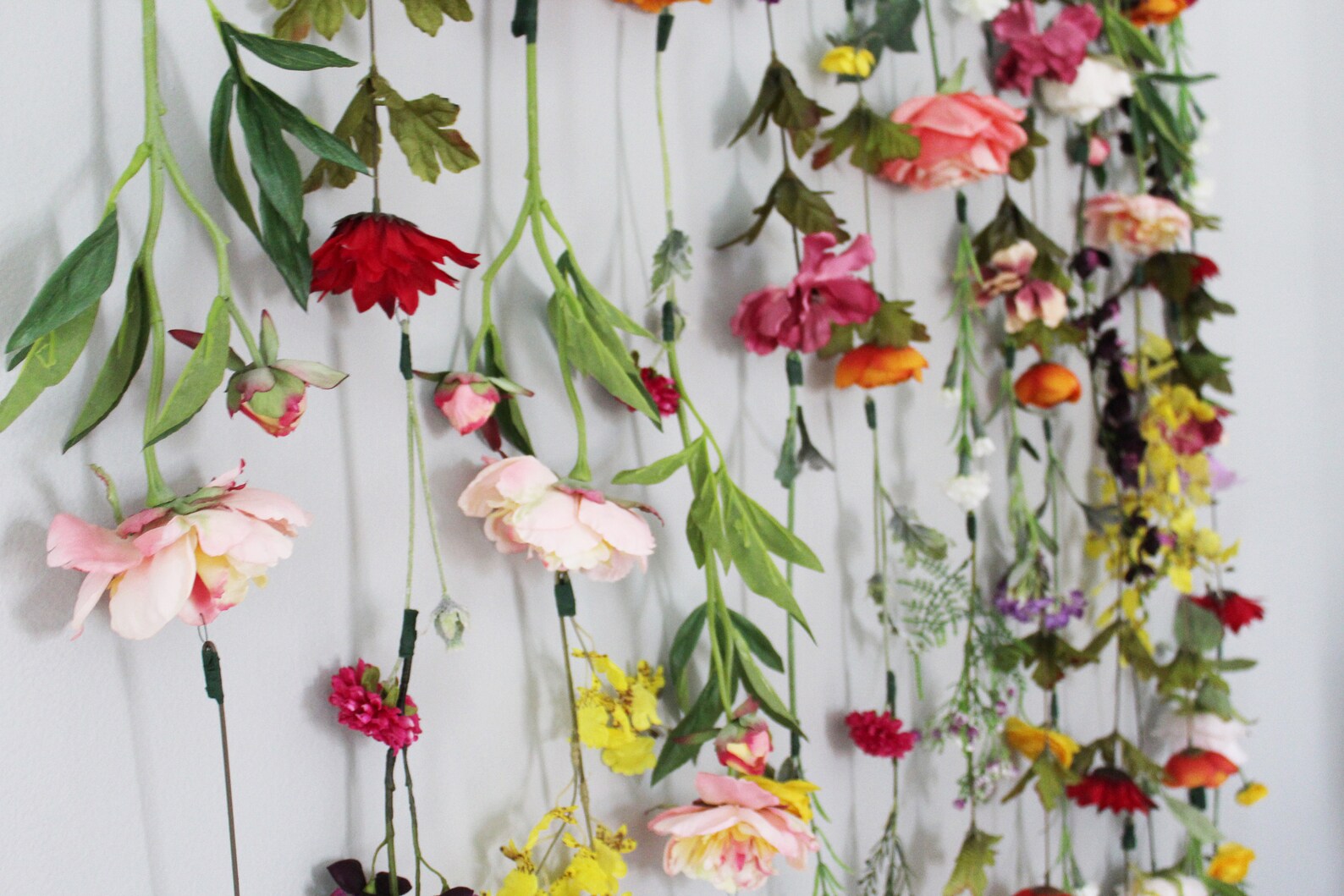 Flower Garland Wall Decor, Flower Garland Hanging, Flower Garland ...