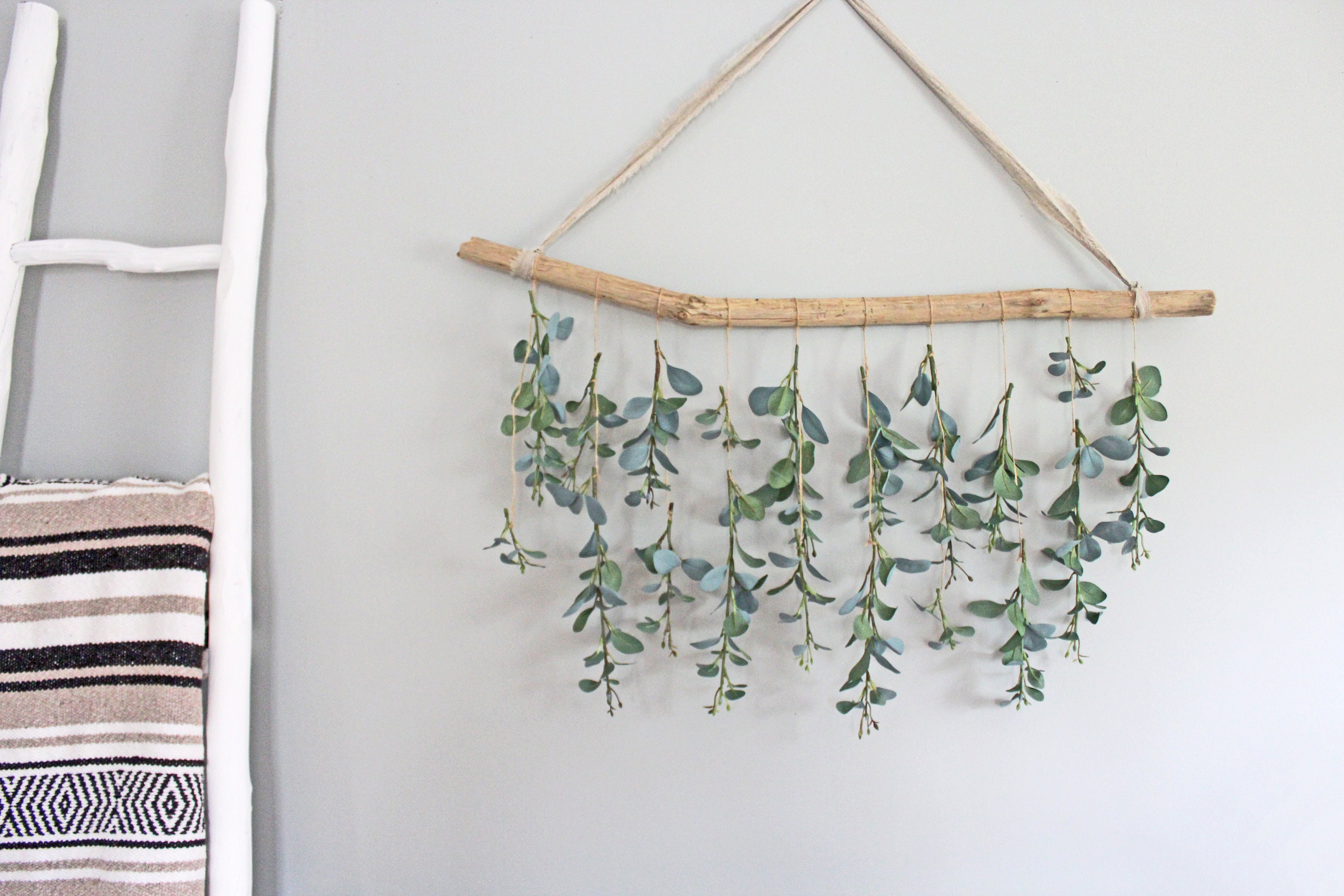 Eucalyptus Wall Art Eucalyptus Wall Hanging Room Decor Boho - Etsy