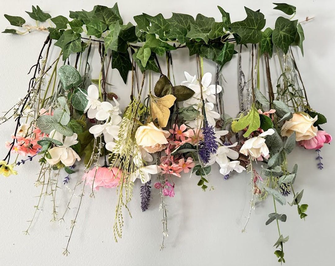 Hanging Flower Garland, Hanging Flowers, Wedding Flower Garland ...