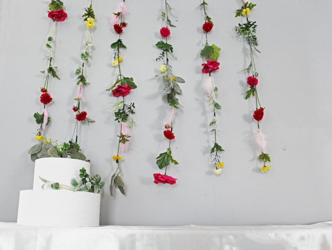 Flower Garland Wedding Flower Garland Hanging Flower - Etsy