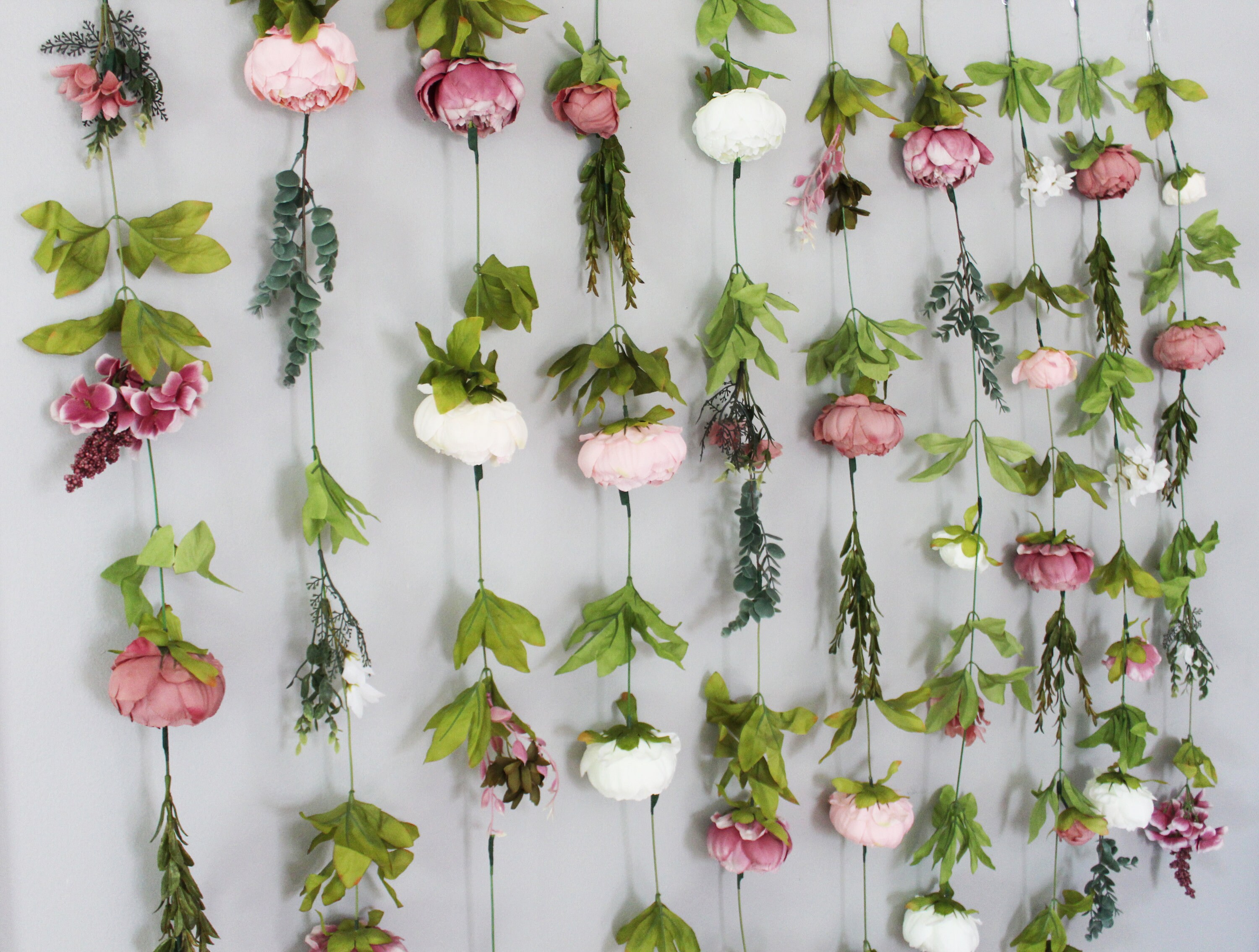 Hanging Flower Decor Flower Garland Wall Decor Flower - Etsy