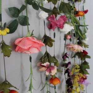 Flower Garland Wall Decor, Flower Garland Hanging, Flower Garland ...