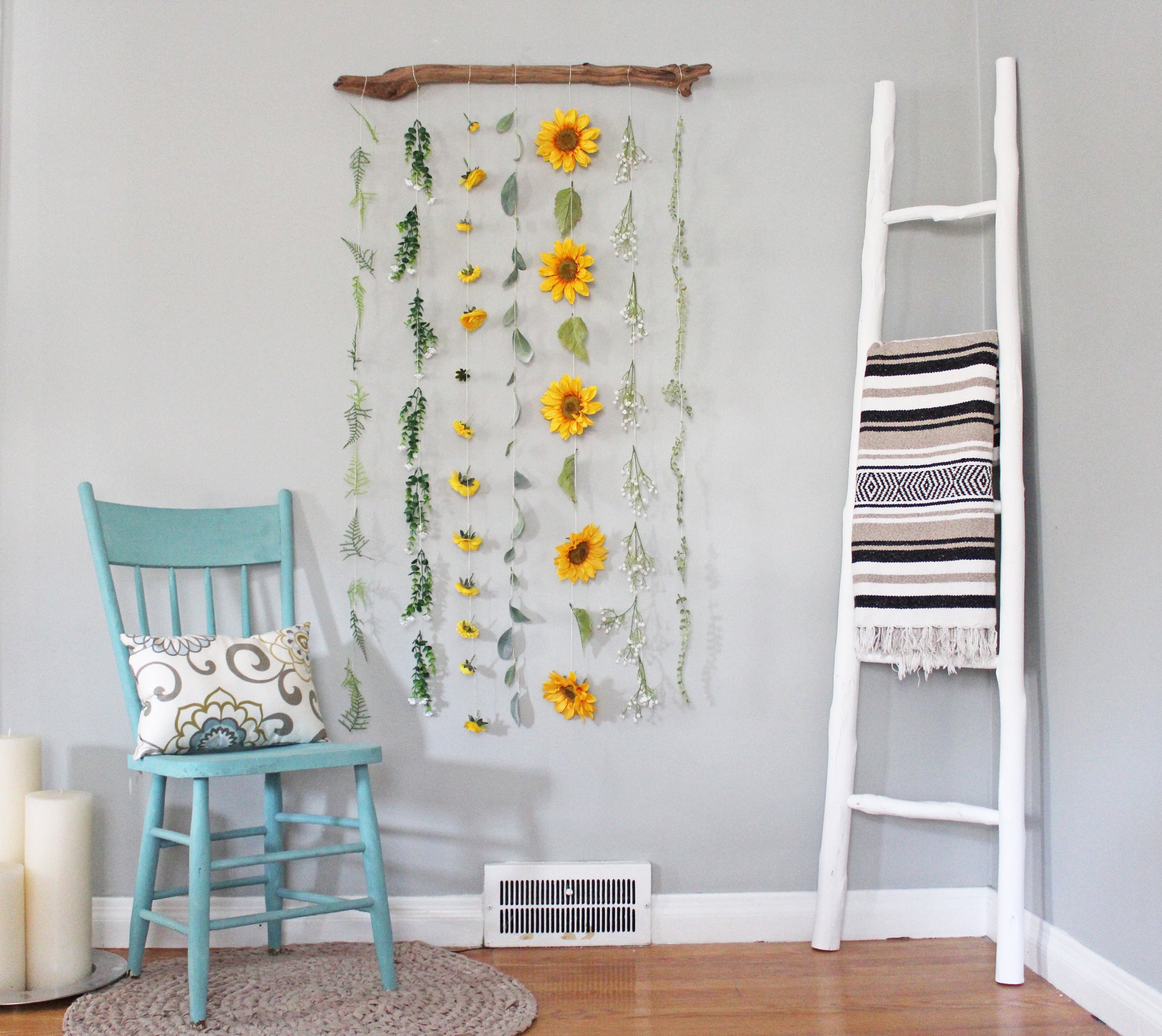 Sunflower Wall Decor Sunflower Wall Hanging Sunflower Decor | Etsy