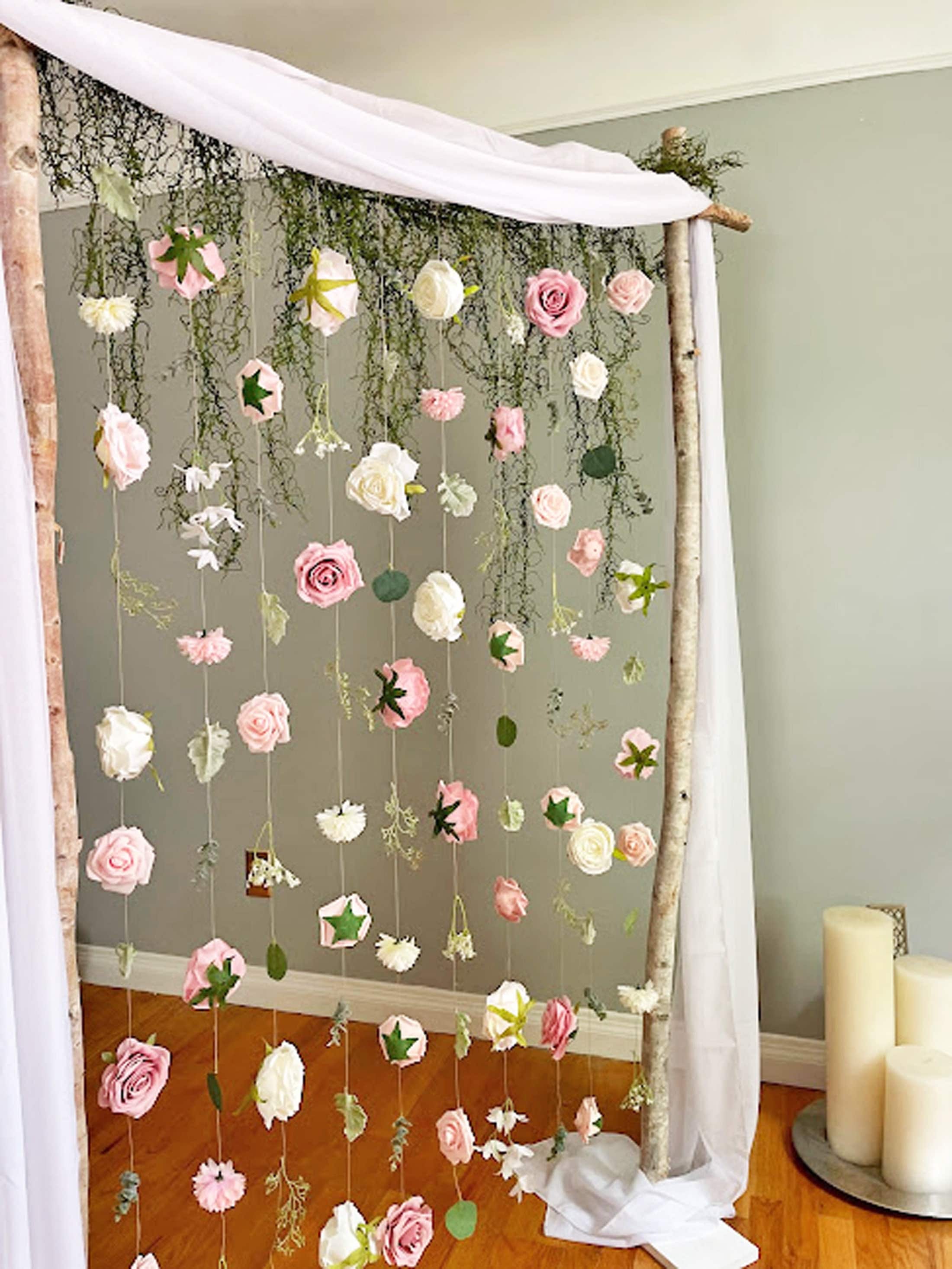 Hanging Flowers Backdrop