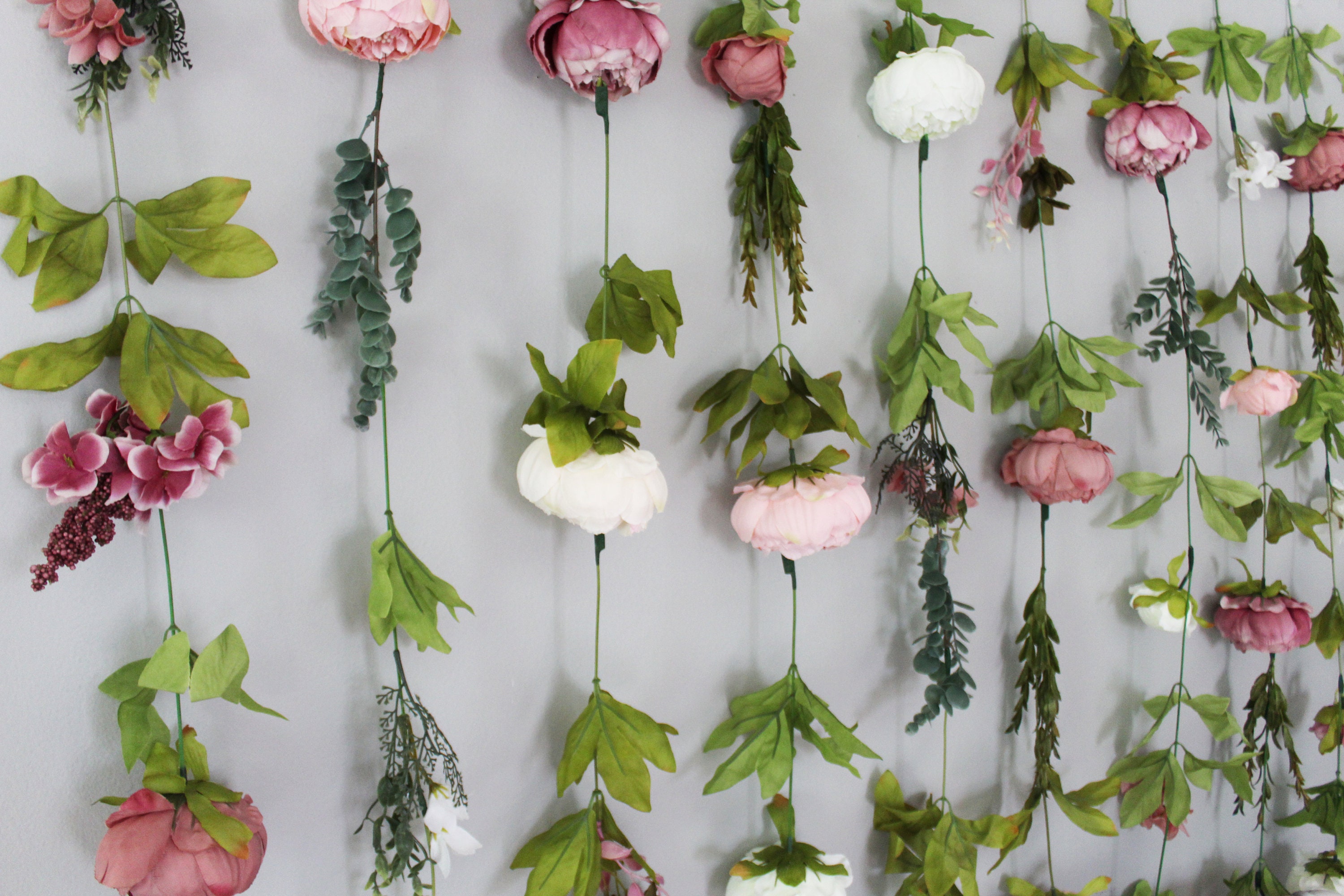 Hanging Flower Decor Flower Garland Wall Decor Flower - Etsy