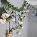 Hanging Flower Backdrop Wedding Flower Garland Wedding - Etsy