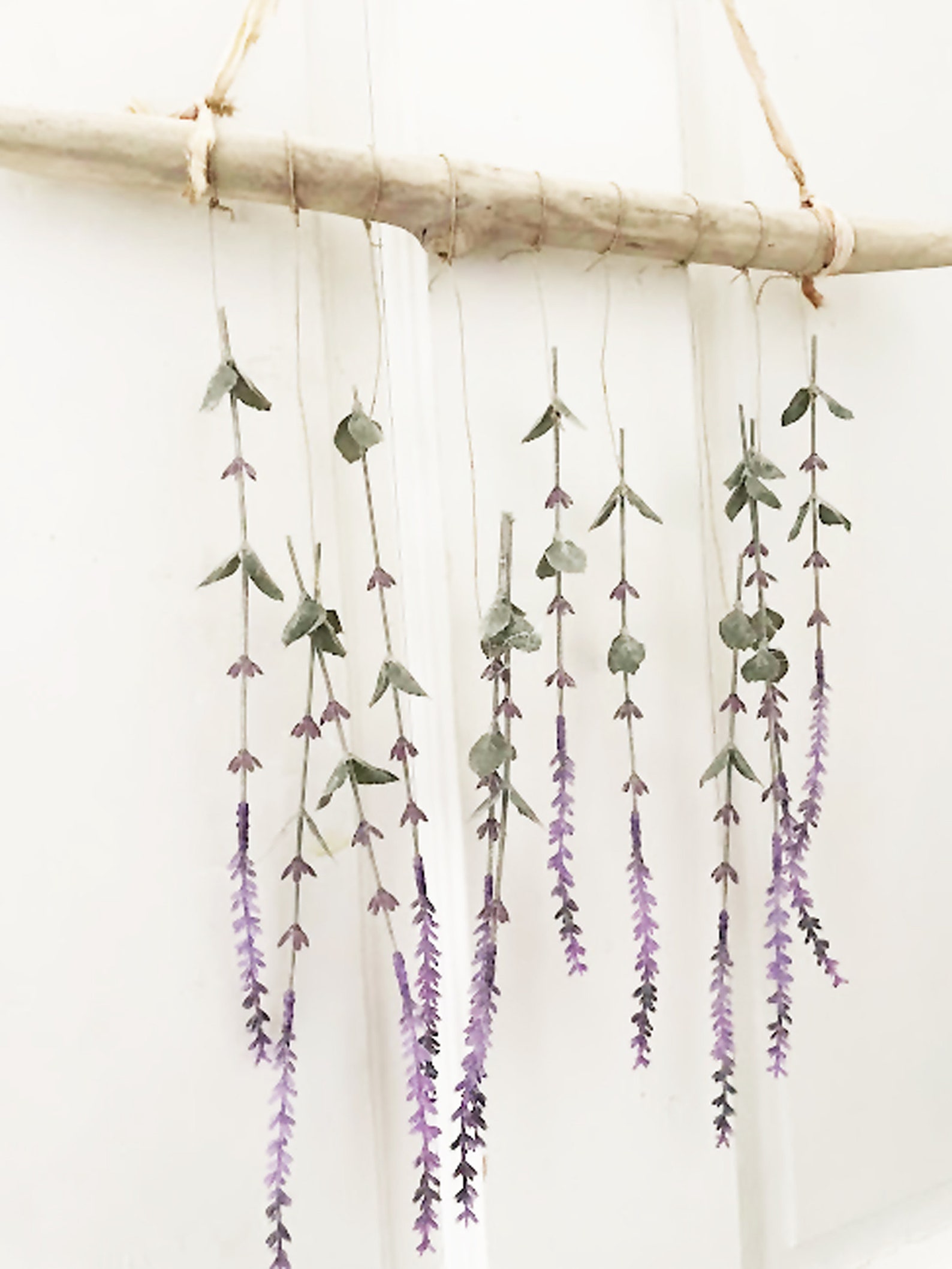 Lavender Decor Flowers Wall Art Lavender Wall Hanging - Etsy