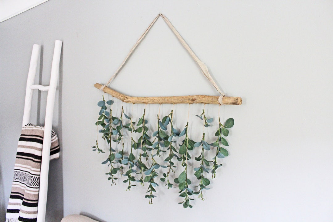 Eucalyptus Wall Art, Eucalyptus Wall Hanging, Room Decor Boho, Girl ...