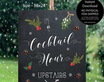 Cocktail Hour Sign - Etsy