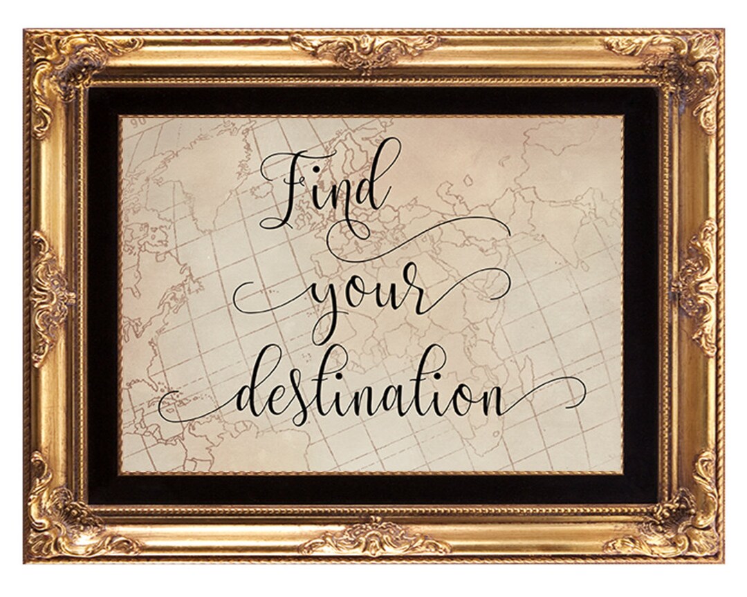 Find Your Destination Sign, Digital Wedding Sign, Printable Wedding ...
