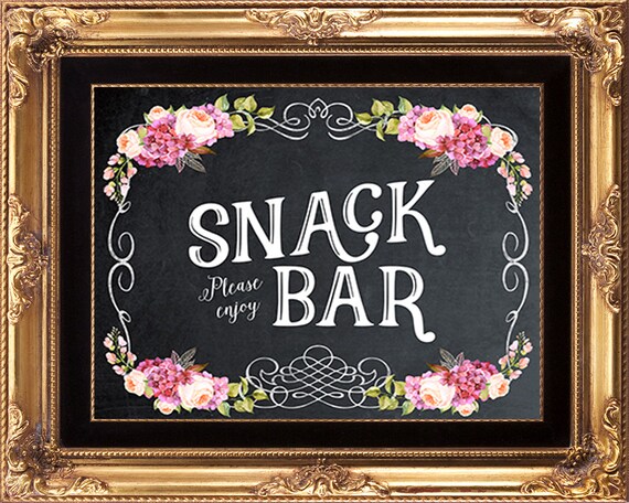 Snack Time Sign