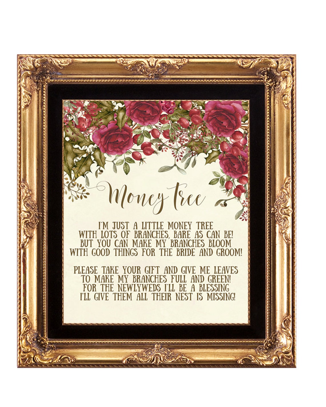 Printable money tree sign money tree print money tree sign | Etsy