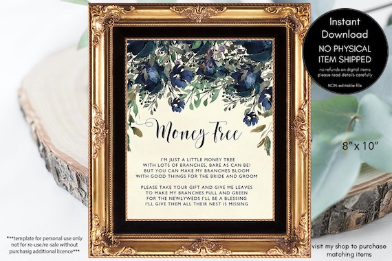Wedding money tree poem | Beachweddingtips.com