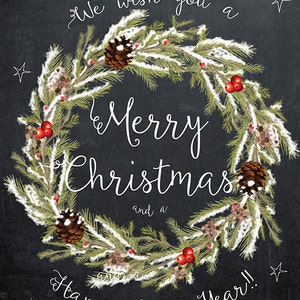 Christmas Printable, Christmas Print, Printable Christmas Sign, Holiday ...