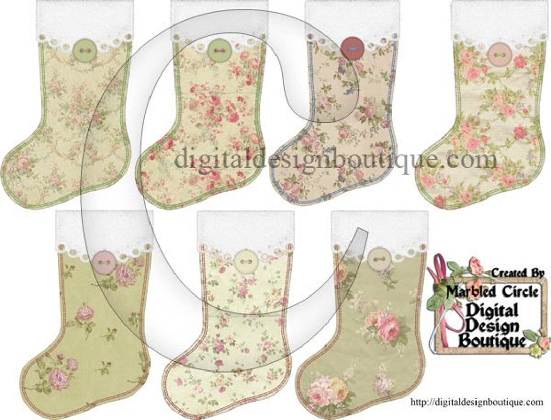 Christmas Clip Art, Christmas Stockings Clip Art, Christmas Collage ...
