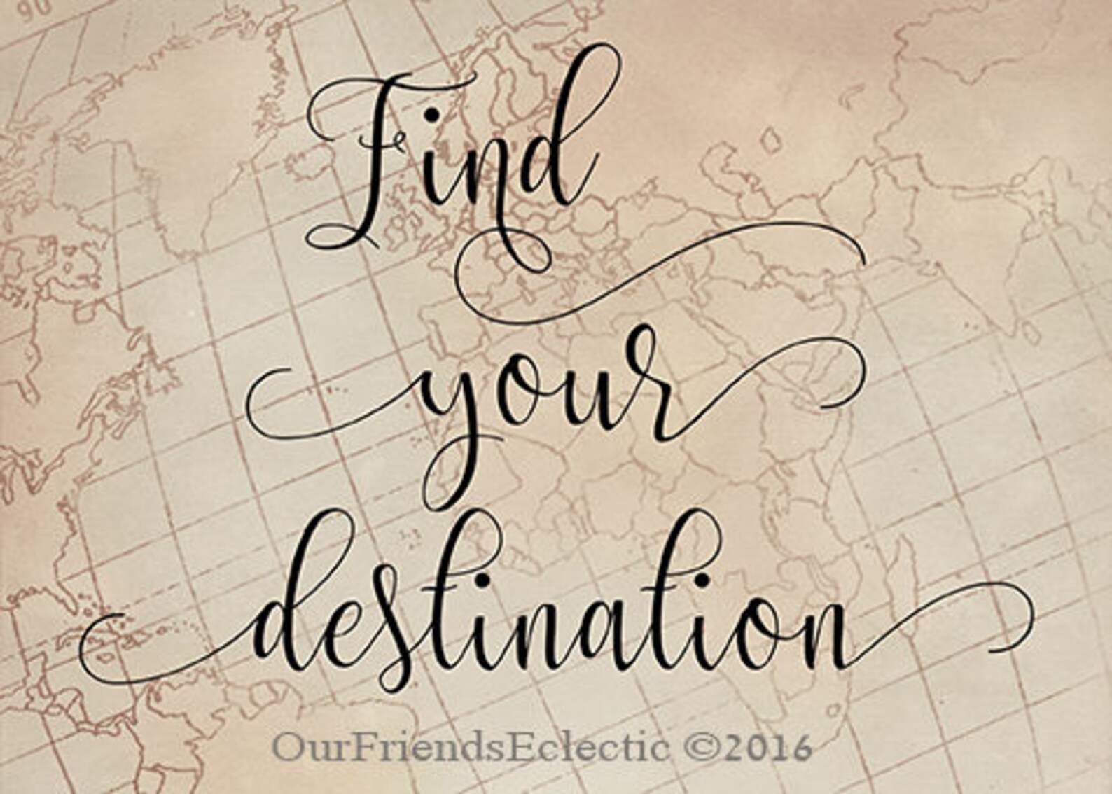 Find Your Destination Sign Digital Wedding Sign Printable - Etsy UK