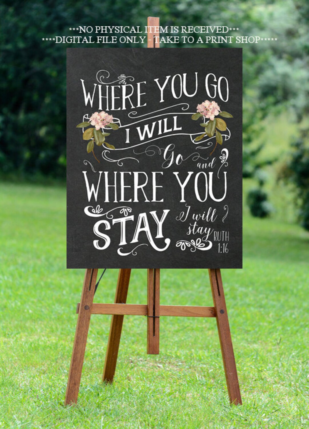 Where You Go I Will Go Sign Chalkboard Wedding Sign Wedding Etsy where-you-go-i-will-go-sign-chalkboard-wedding-sign-wedding-etsy