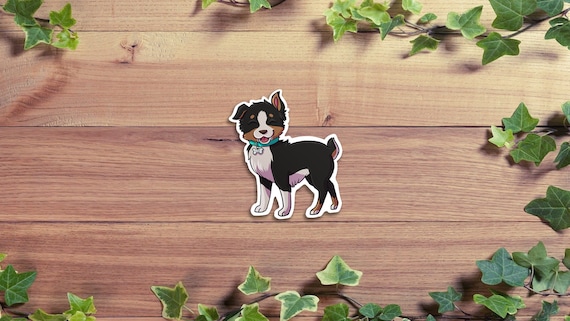 Cute Aussie Sticker Cute Stickers Australian Shepherd | Etsy