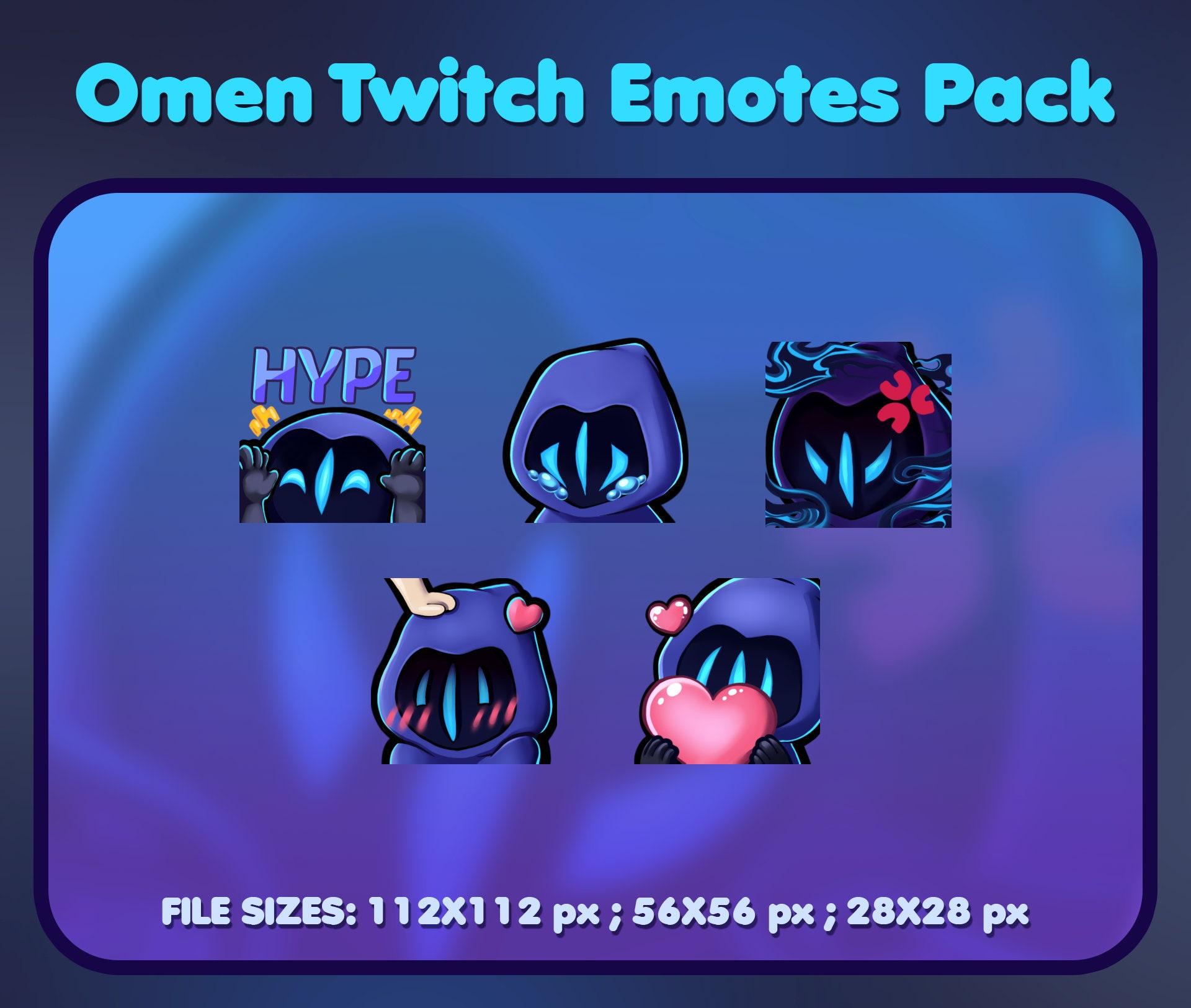 Omen Twitch Discord Emote Pack Valorant Inspired Emotes - Etsy Norway