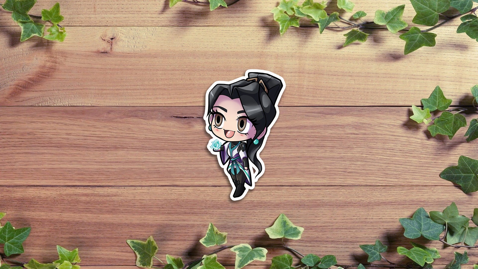Sage Sticker Valorant Sage Fan Art Sticker Cute Sticker Gaming Stickers ...
