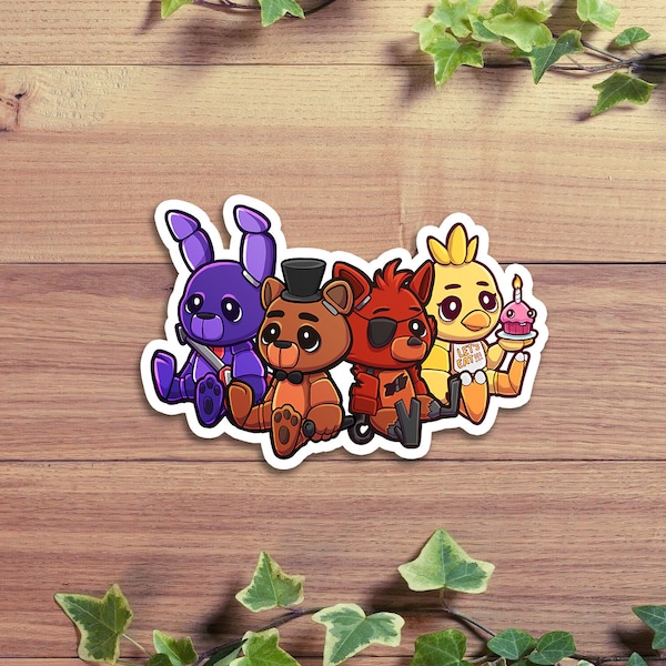 Five Nights at Freddys Stickers - Etsy