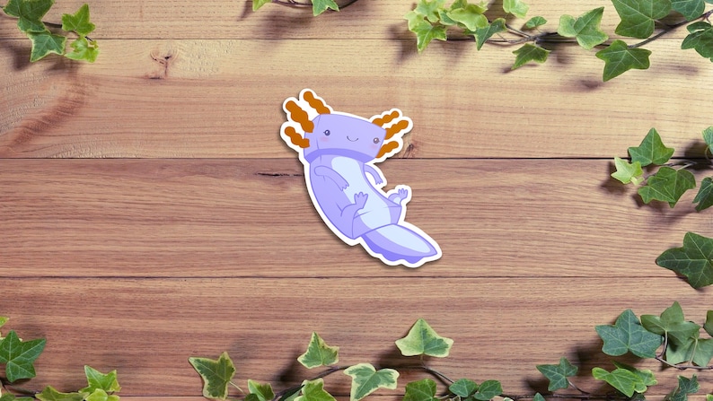 Minecraft Axolotl Sticker Minecraft Sticker Minecraft Inspired Stickers ...