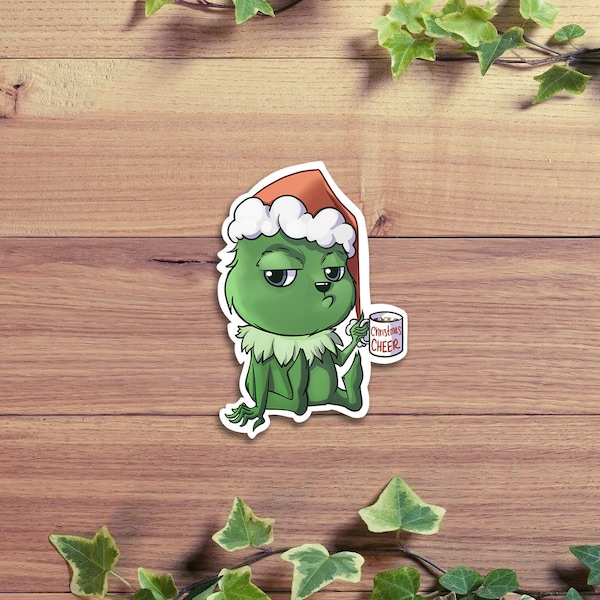 The Grinch Stickers - Etsy