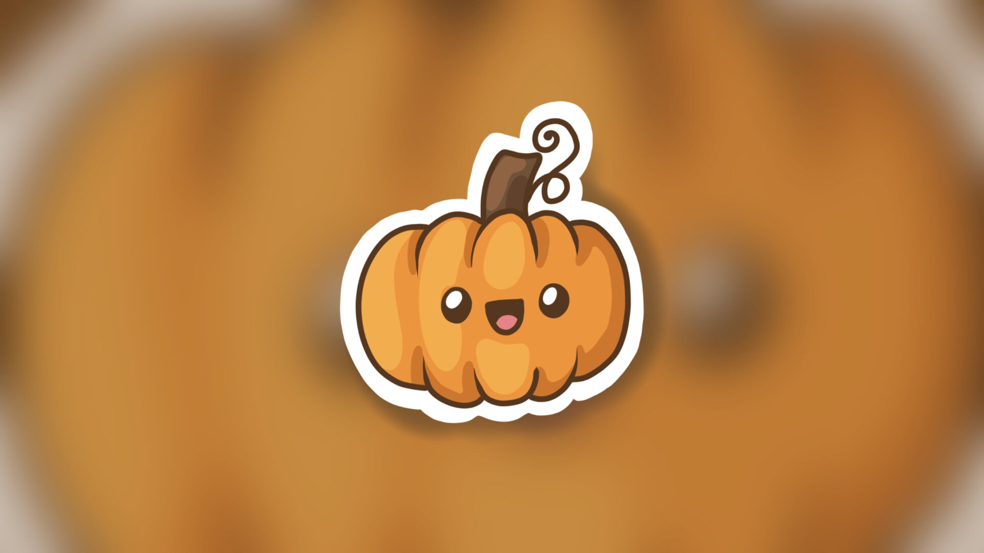 Linda pegatina de calabaza / pegatina de calabaza / pegatinas - Etsy España