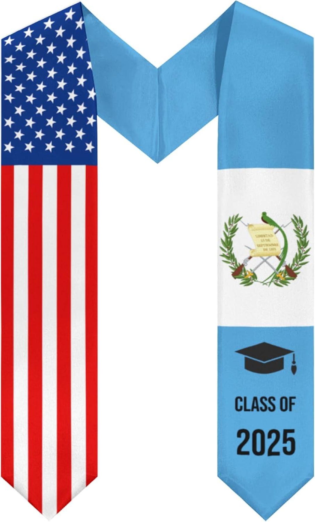 Flag Graduation Sash Graduation Stole Class of 2025 for Graduation's ...