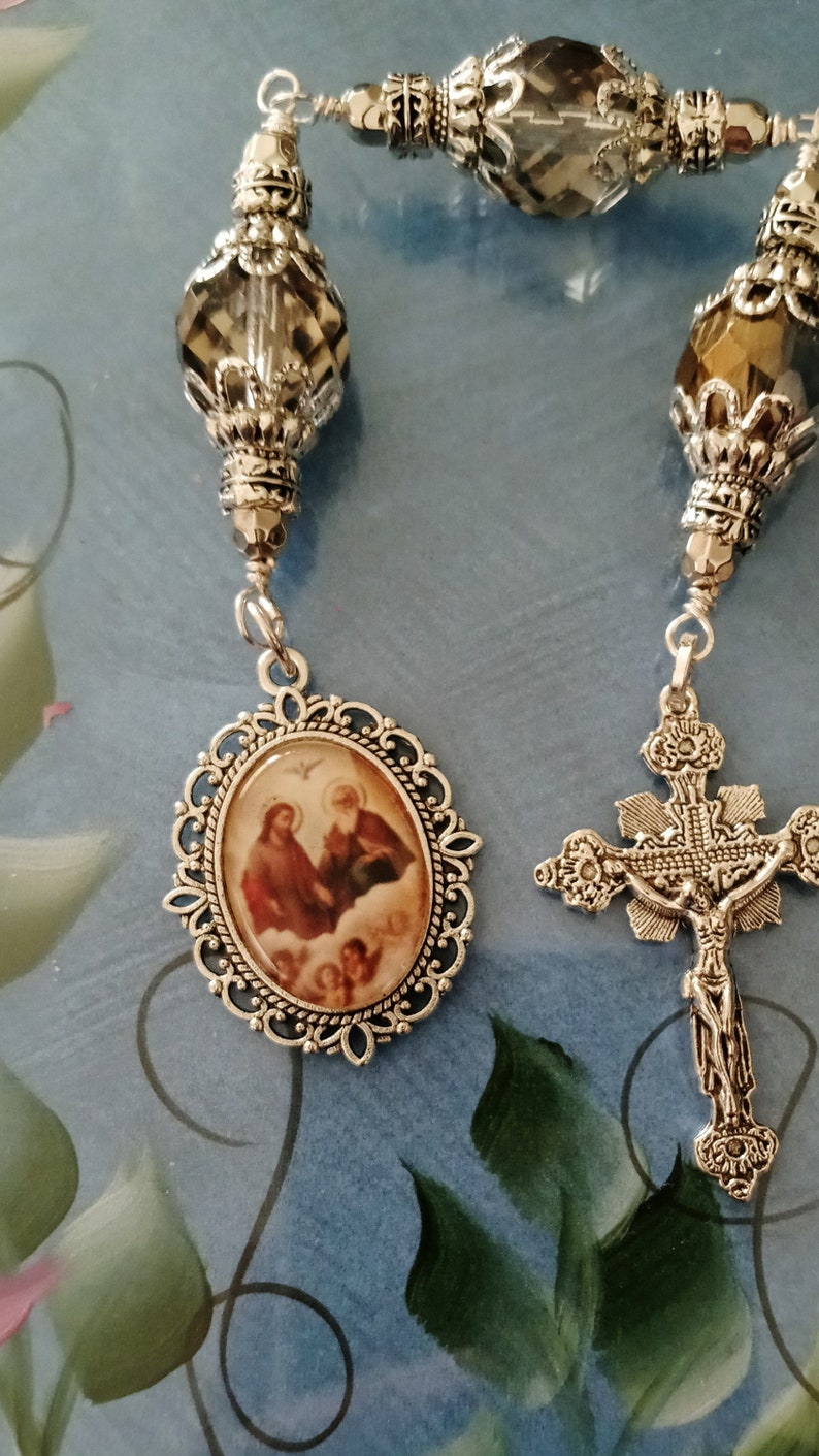 Catholic 3 Hail Mary Rosary Chaplet THE Divine Holy Trinity - Etsy