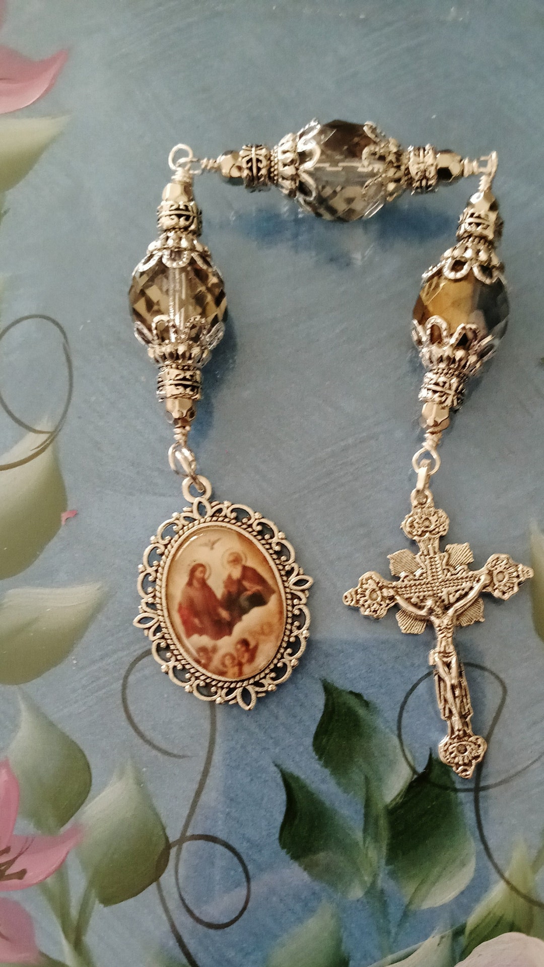 Catholic 3 Hail Mary Rosary Chaplet THE Divine Holy Trinity - Etsy