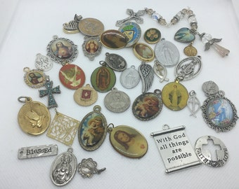 Catholic Medals Pins - Etsy