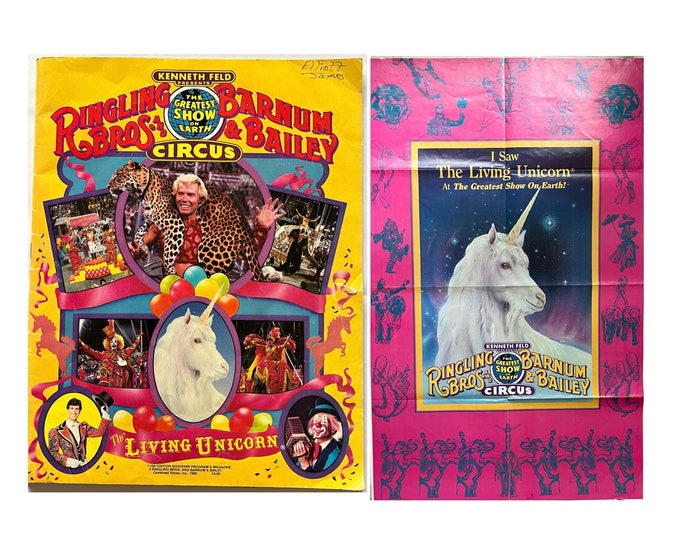Vintage Ringling Bros. Barnum & Bailey Circus Program 1985 Living ...