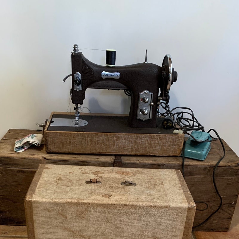 White Rotary Sewing Machine - Etsy