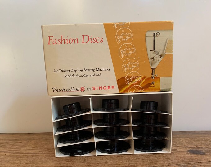 Singer Touch & Sew Fashion 12 Piece Disc Set for Deluxe Zig-zag Part ...