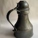 Antique Tin Tankard With Hinged Lid Tappit Hen, Colonial Flagon, Beer ...
