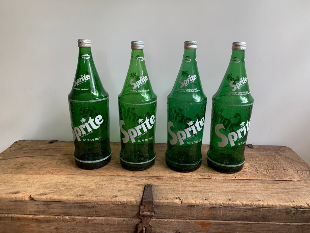 Vintage 32 Oz Glass Sprite Bottle National Monument and Parks Souvenir ...