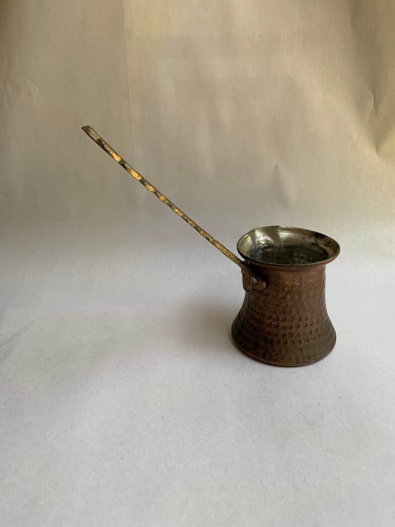 Vintage Turkish Cezve Copper Coffee Pot - Etsy