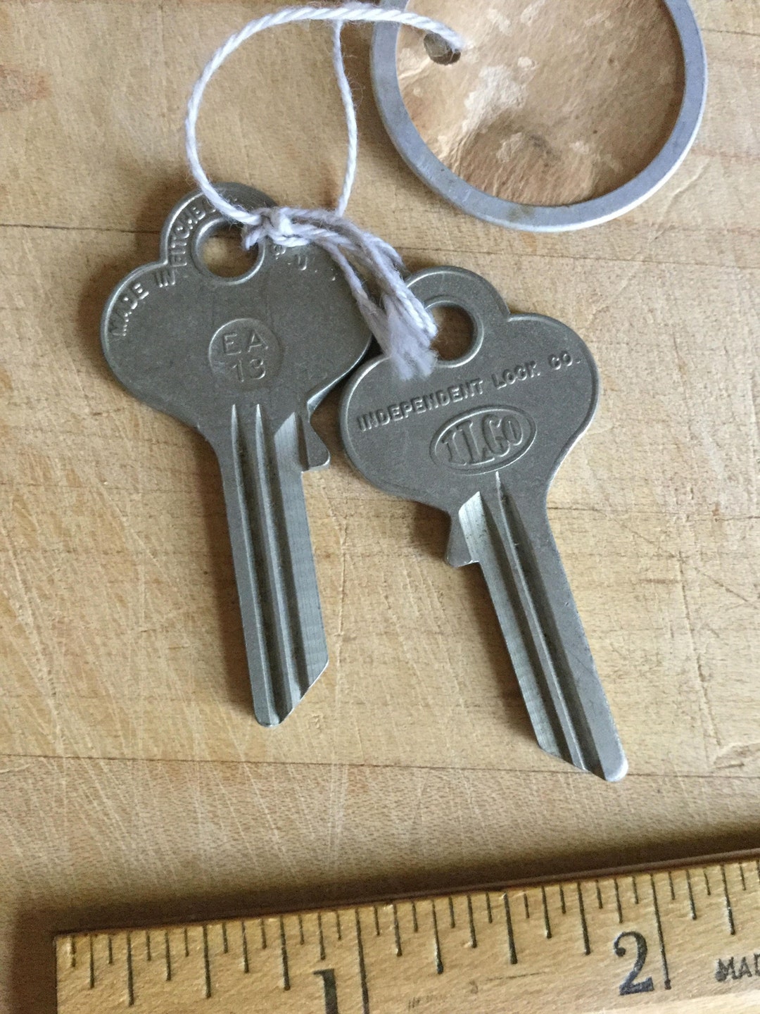 ILCO International Lock Co Blank Key Set Matching Uncut Vintage Keys - Etsy