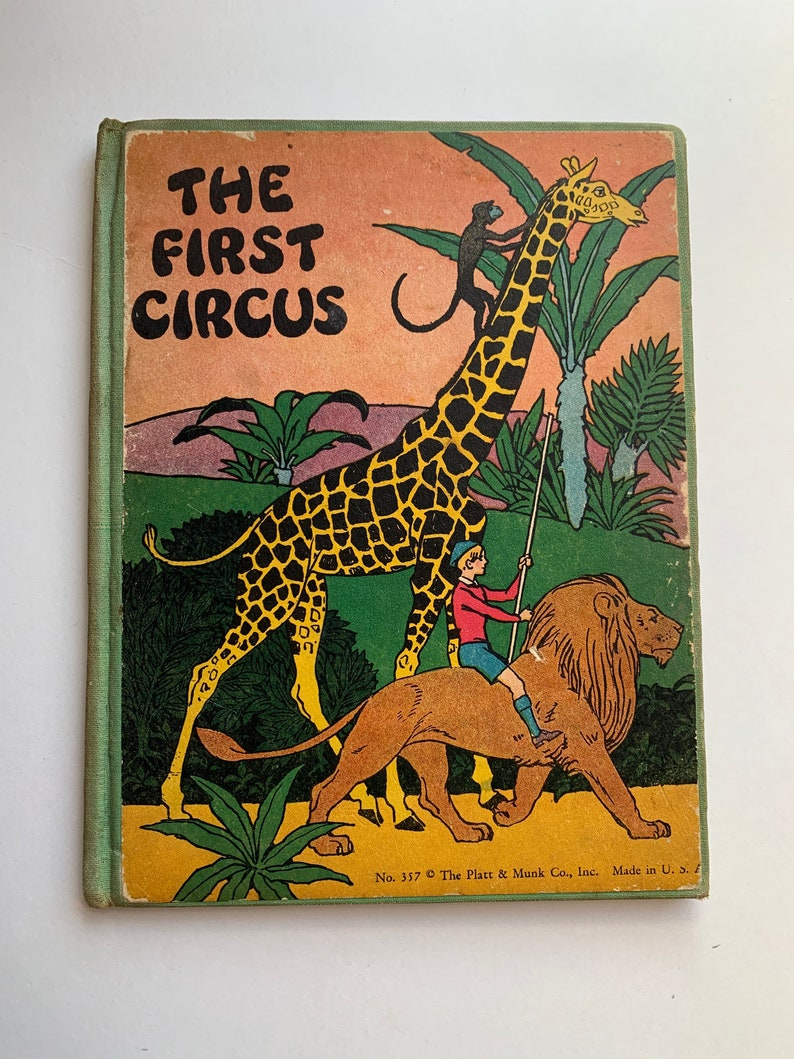 The First Circus by Fanny Burgheim Hardcover Book Platt & Munk - Etsy