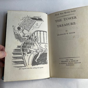 The Hardy Boys the Tower Treasure by Franklin W. Dixon Book 1 Hardcover ...