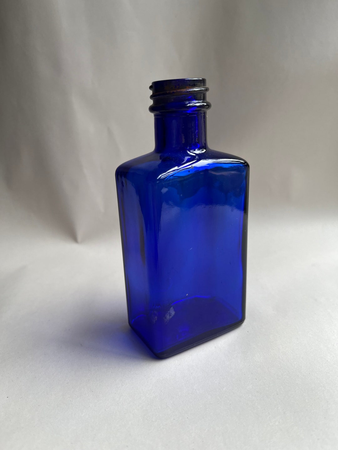 Antique Cobalt Blue Tonic Prescription Medicine Bottle, Antique Cologne ...