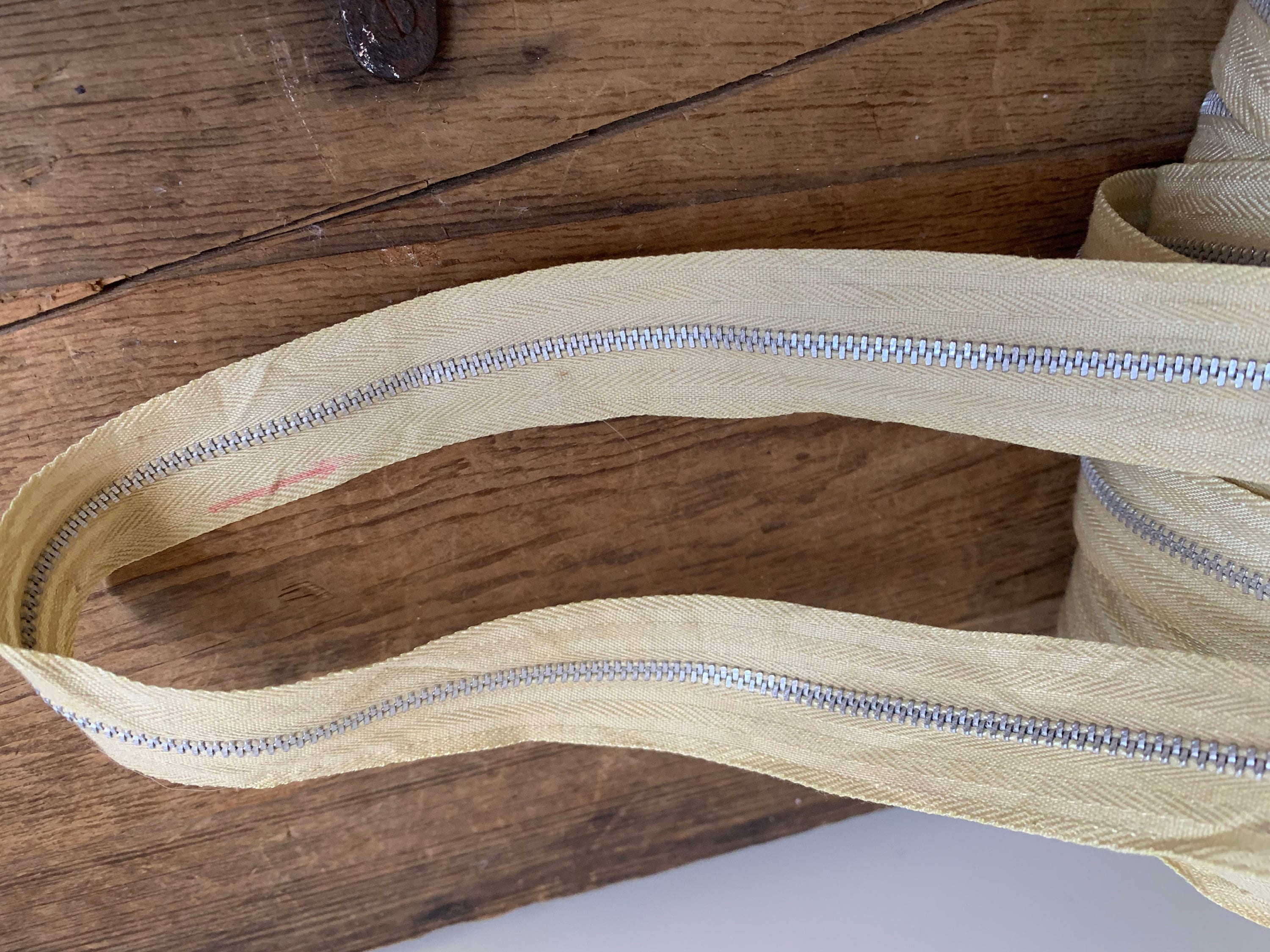 GIANT Vintage 100 Yard Metal Zipper Spool Industrial Supply | Etsy