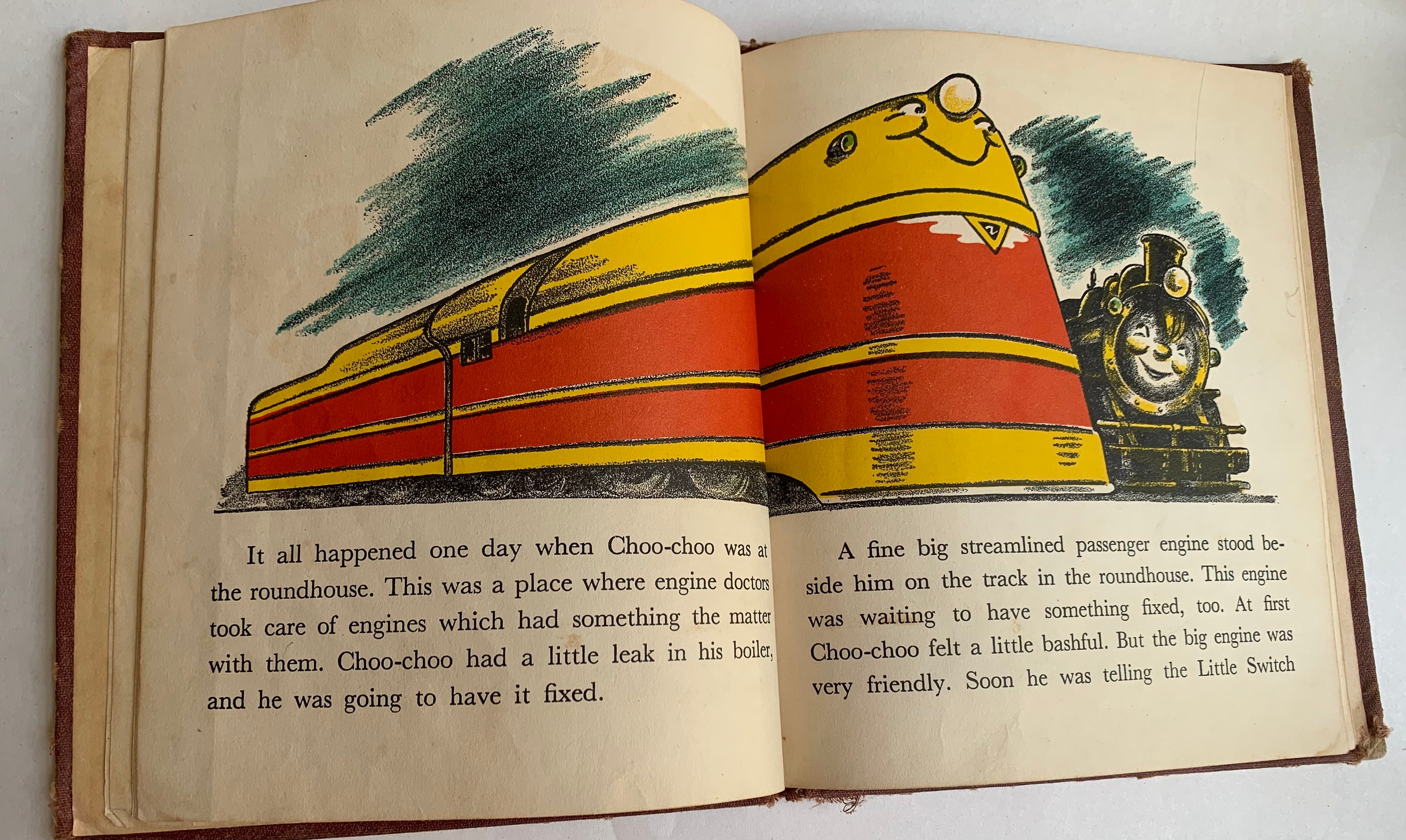 Vintage Choo-Choo LIttle Switch Engine circa 1949 Storybook - Etsy.de
