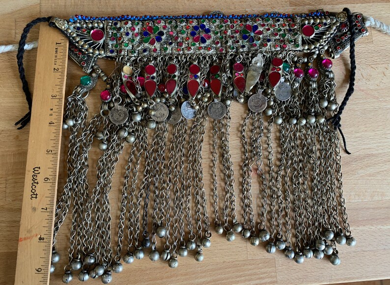 Vintage Turkish Belly Dancer Kuchi Jewelry Set Colorful Afghan - Etsy