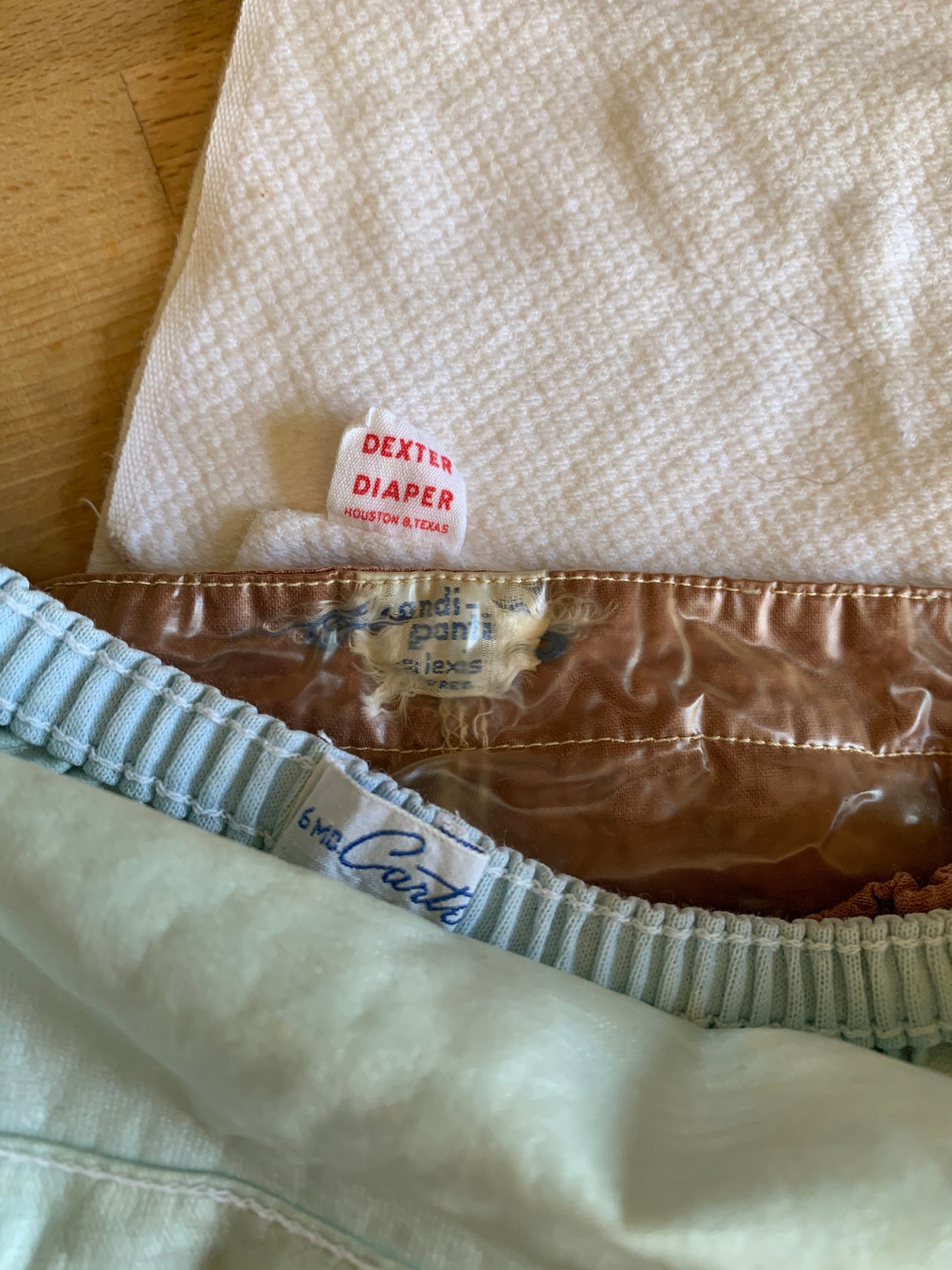 Vintage Cloth Baby Diapers and Vinyl Bloomers Midcentury Baby | Etsy